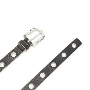 MOLEBO M2470 Long Belt - Cracked Black