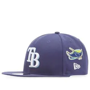 New Era Tampa Bay Rays Patch Embroidery 59fifty Cap