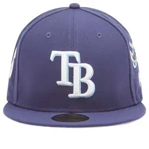 New Era Tampa Bay Rays Patch Embroidery 59fifty Cap