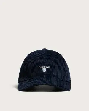 Barbour Preston Corduroy Cap - Navy
