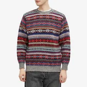 JAMIESON'S OF SHETLAND Fair Isle Crew Knit