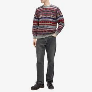 JAMIESON'S OF SHETLAND Fair Isle Crew Knit