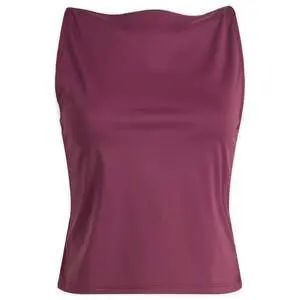 Good American Weightless Scuba Sleeveless Tank - Fig