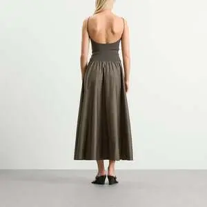 ST. AGNI Backless Circle Hem Dress