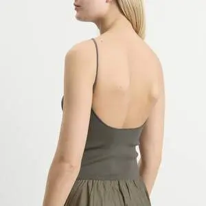 ST. AGNI Backless Circle Hem Dress