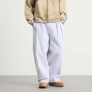 BEAMS Balloon Wide Sweat Pants - Ash Grey