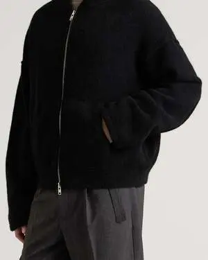 BEACH BRAINS Knit Zip Hood