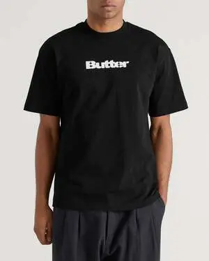 BUTTER GOODS Stencil Logo T-shirt