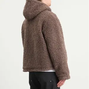 COLE BUXTON High Pile Zip Through Jacket