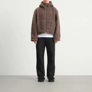 COLE BUXTON High Pile Zip Through Jacket