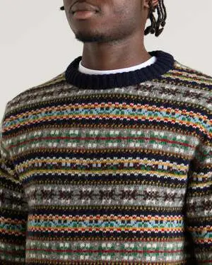 Barbour Scottish Made Fairisle Crew