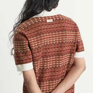Drole De Monsieur Knitted Mesh Polo Shirt