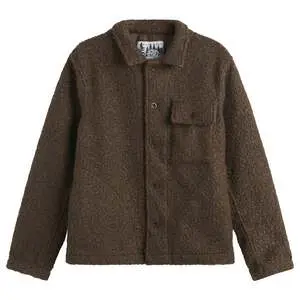 CAFÉ MOUNTAIN Curly Boxy Explorers Jacket - Moss