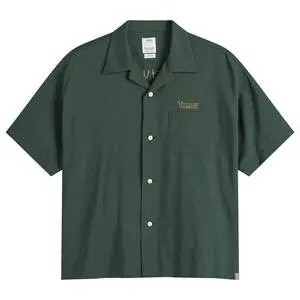 Visvim Copa Silk Shorts Sleeve Shirt - Green