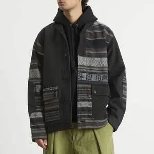 MAHARISHI Upcycled Patchwork Chore Jacket