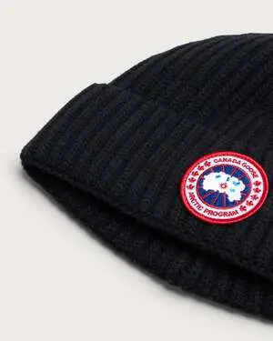 Canada Goose Cashmere Blend Rib Toque Beanie