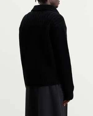 Dries Van Noten Marino Button Knitted Bomber