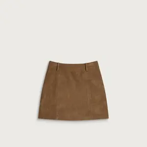 DUNST Alter-suede Mini Skirt - Brown