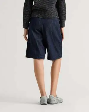 DIME Pleated Baggy Denim Shorts