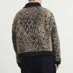Engineered Garments Leopard Jacquard Ll Jacket
