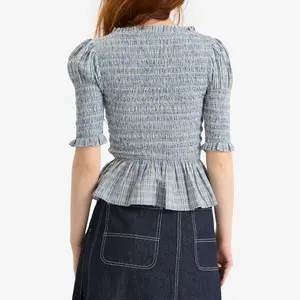 DAMSON MADDER Mansi Shirred Blouse