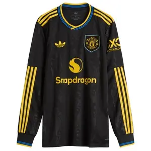 Adidas Manchester United 25/26 3rd Jersey Longsleeve Top - Black
