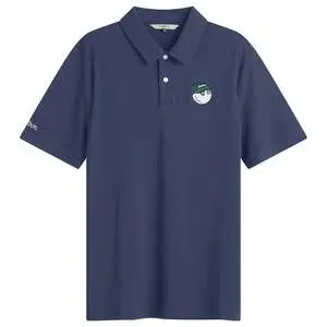 MALBON Fairway Baldwin Polo Shirt - Navy
