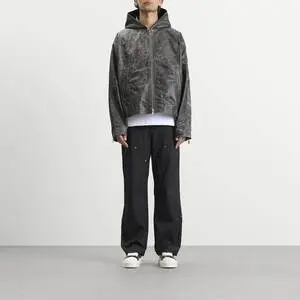 COLE BUXTON Cb Hooded Leather Jacket