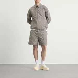 Moncler Checked Zip Up Shirt Jacket