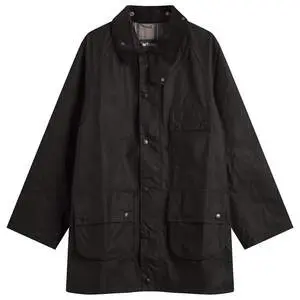 Barbour Os Solway Wax Jacket - Black