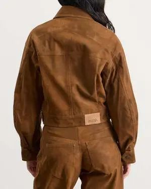 Isabel Marant Étoile Toile Belma Faux Suede Jacket