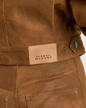 Isabel Marant Étoile Toile Belma Faux Suede Jacket