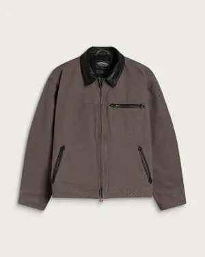 FRIZMWORKS Heavy Canvas Work Jacket - Mud