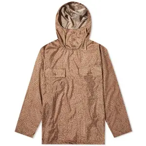 Engineered Garments Leopard Print Cagoule Shirt - Brown
