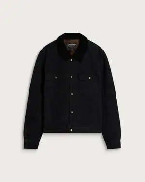 FRIZMWORKS Heavy Canvas Storm Trucker Jacket - Black