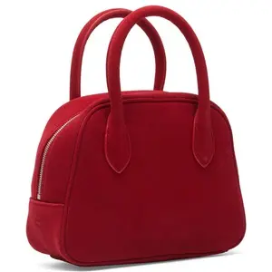 DUNST Suede Boston Bag