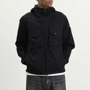 Stone Island Organic Cotton Twill Hooded Jacket