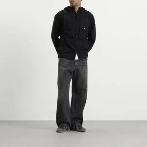 Stone Island Organic Cotton Twill Hooded Jacket