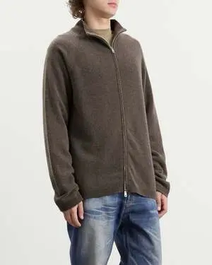 Our Legacy Spray Dye Cherub Wool Line Zip Cardigan