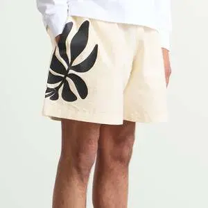 MKI MIYUKI ZOKU Botanical Print Wide Leg Shorts