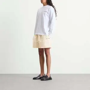 MKI MIYUKI ZOKU Botanical Print Wide Leg Shorts