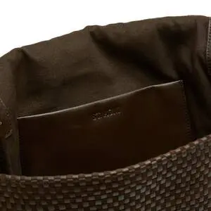 ST. AGNI Lattice Everyday Satchel - Coffee