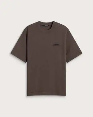 Jacquemus Grosgrain Logo T-shirt - Brown