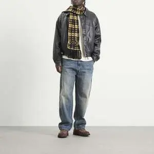 UMBRO Checked Knit Scarf