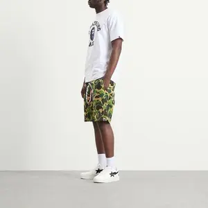 A BATHING APE Abc Camo Shark Sweat Shorts