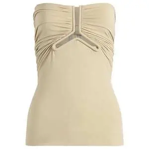 Rick Owens Alannah Prong Bustier Top - Sand