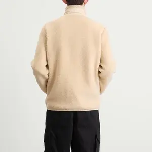 Moncler Zip Up Teddy Fleece Cardigan Jacket