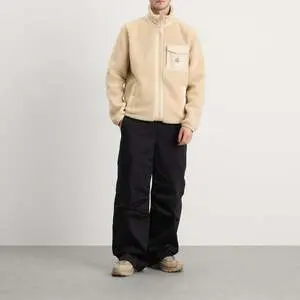 Moncler Zip Up Teddy Fleece Cardigan Jacket