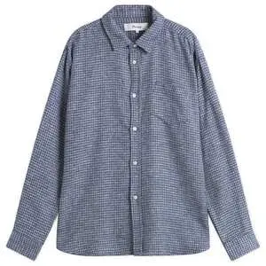 PALMES Cotton Mouline Shirt - Blue