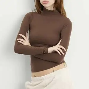 SKIMS Fits Everybody Long Sleeve High Neck Top
